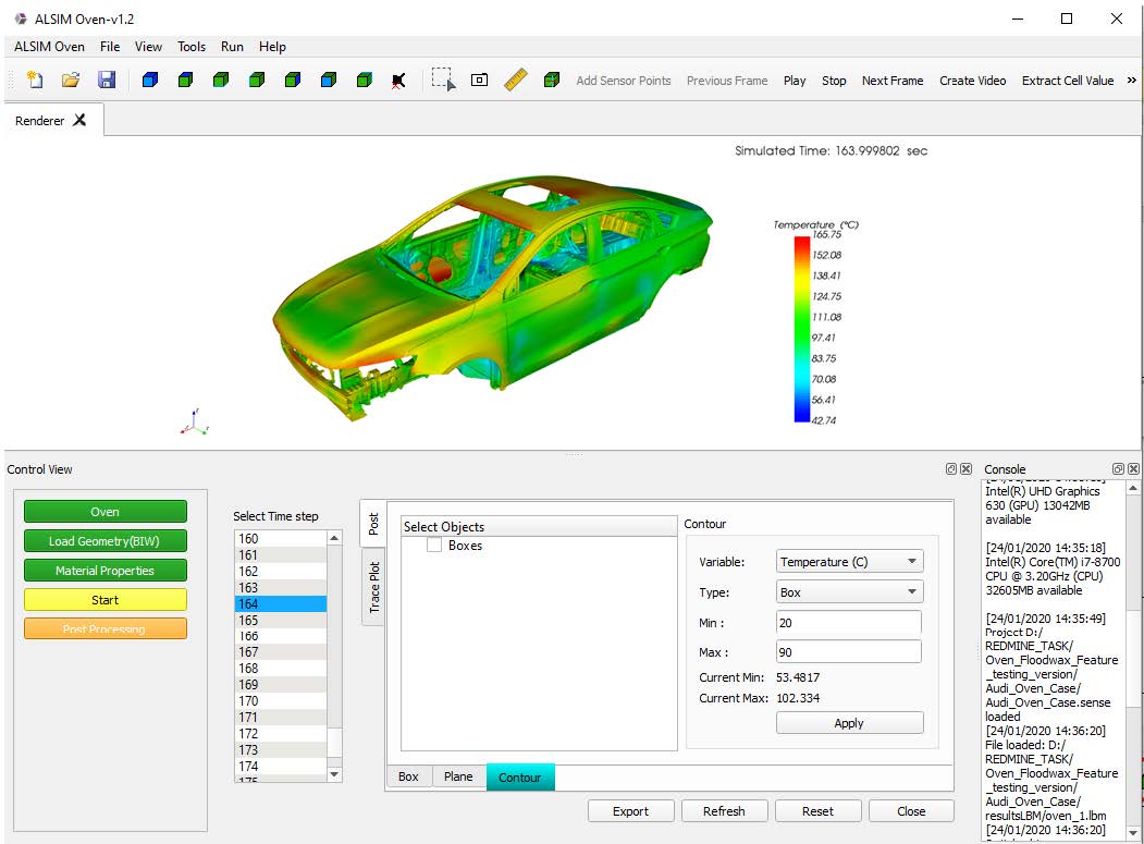 ESS - Paint Shop Oven Simulation